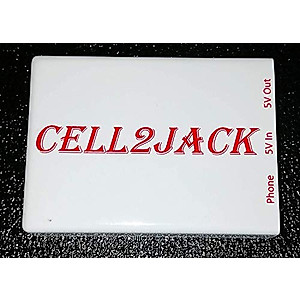 Cell2jack - Cellphone to Home Phone Adapter - Make and Receive Cell Phone Call on Your landline Phone Free