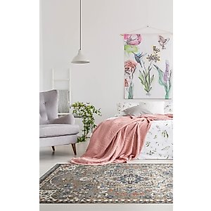 Kaleen Rugs Artundra Collection 8'6" x 11'7" Transitional Oriental Area Rug,Lavender