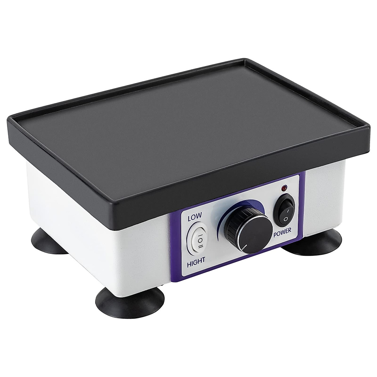 Dental Square Quartet Vibrator, 110V 120W Lab Vibrator Square Quartet Vibrator with Two Gears - Model Plaster Oscillator Gypsum Mixing Machine