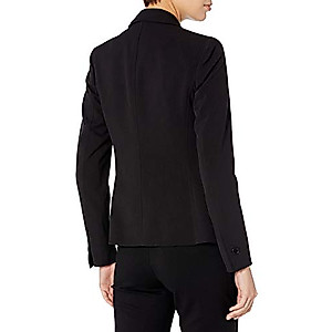 Anne Klein Women's Two Button Blazer, Anne Black, 14