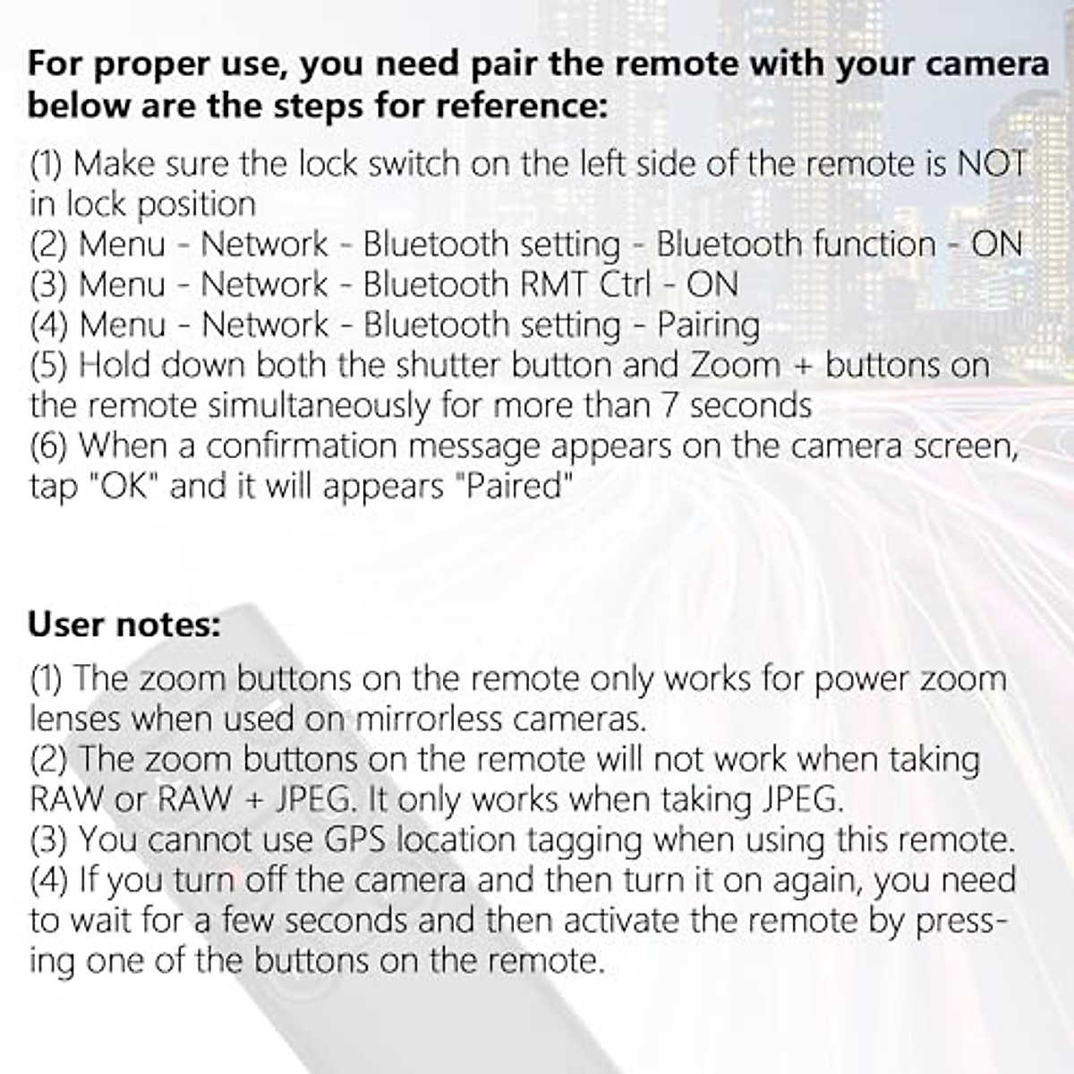 AODELAN Camera Remote Control Remote Shutter Commander for Sony ZV-E10,FX3,A1,a6100, a6400, a6600, a7C, a7 III, a7R III, a7R IV, a9, a9 II, DSC-RX0 II, DSC-RX100 VII, ZV-1; Replace Sony RMT-P1BT