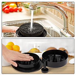 Chicken Shredder Shred Machine Meat Shredder Meat Shredding Tool with Handles and Non-Skid Base Mat Suitable for Pulled Pork Red Beef Chicken Alternative to Bear Claws 1pc 8inch Black