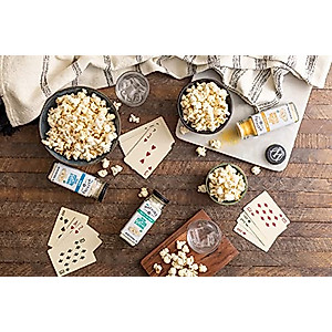 Watkins Popcorn Seasoning Multi-Flavor Variety Pack, 3-Pack (1 White Cheddar 3.3 oz., 1 Butter/Salt 5.3 oz., 1 Ranch 3.6 oz.)