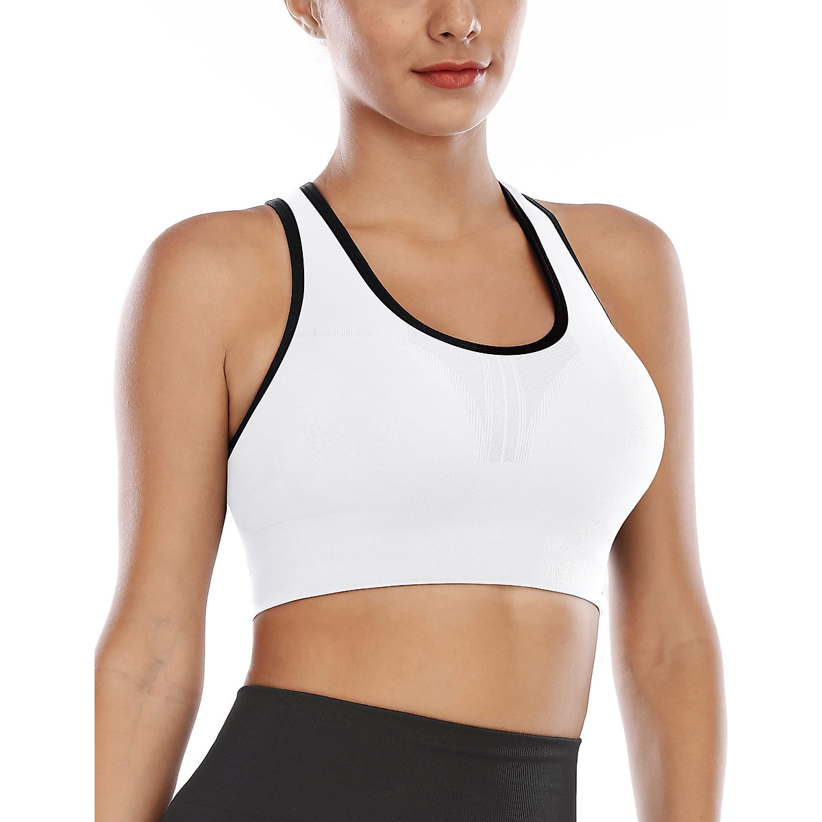 Heathyoga High Impact Sports Bras for Women Padded Sports Bras for Women Workout Bras for Women Racerback Bras Yoga Bras