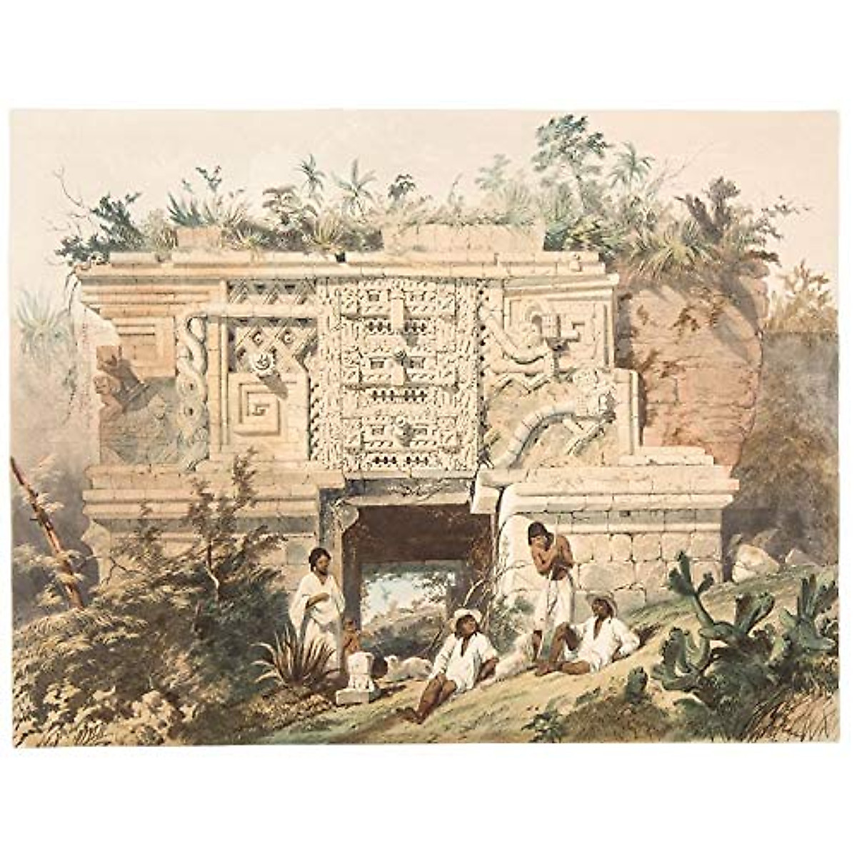 Portion of a Building; Las Monjas, Uxmal