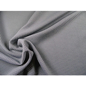 Bullet Textured Liverpool Fabric 4 Way Stretch Gray Grey R11