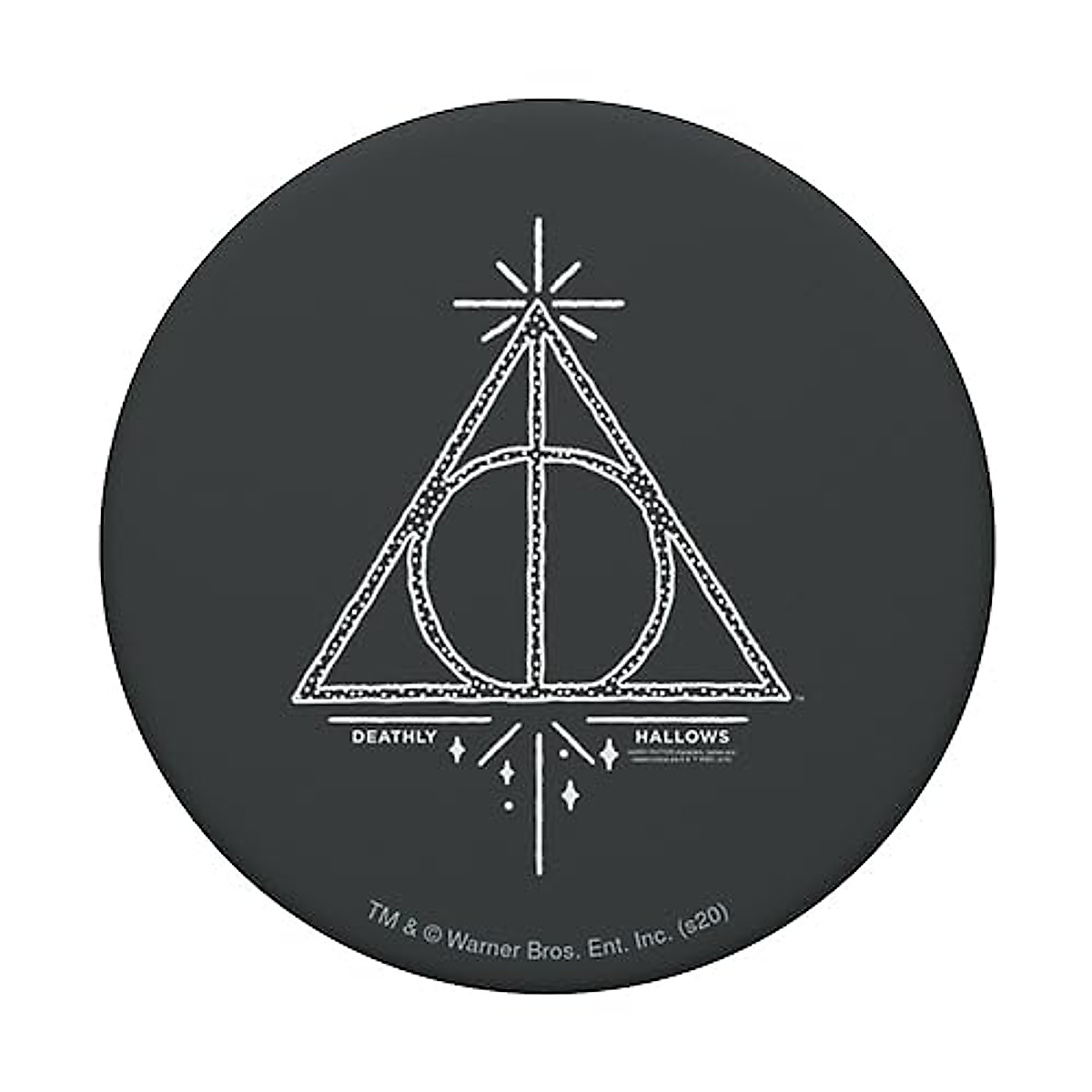 Harry Potter Deathly Hallows Line Art PopSockets Standard PopGrip