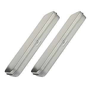 Operitacx 2pcs Metal Pen Cases Tin Pencil Boxes Metal Hinged Tin Stationery Box Small Pencil Case Rectangular Empty Hinged Tins Box Containers Storage Home Organizer for Pen Pencil Makeup Brushes