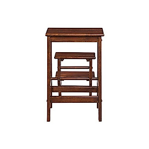 Boraam Step Stool, 24-Inch, Cappuccino