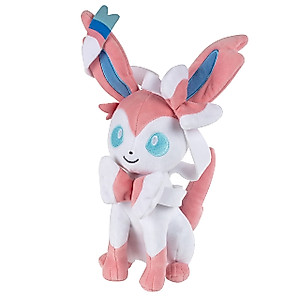 Pokemon Pokémon 8" Sylveon Plush - Officially Licensed - Eevee Evolution Stuffed Animal Toy - Great Gift for Kids, Boys, Girls Fans
