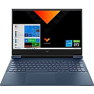 Newest HP Victus 16.1" FHD IPS Display Gaming Laptop - 11th Intel i5-11400H 6 Cores - Nvidia RTX 3050 4GB - 32GB DDR4 - 1TB M.2 SSD - WiFi 6 RJ-45 - Windows 10 Pro w/ RATZK 32GB USB Drive