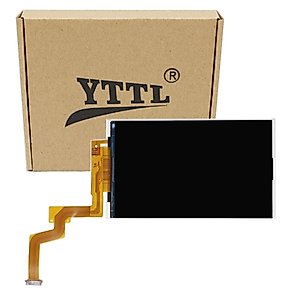 Replacement Top Screen for New 2DS XL, YTTL Replacement Parts Accessories Upper Screen LCD Display for New Nintendo 2DS XL/ LL System Games Console