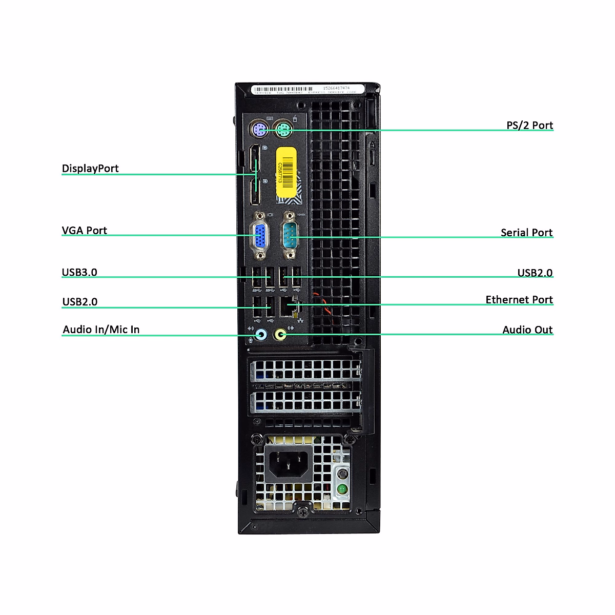 Dell OptiPlex 7020-SFF, Core i7-4770 3.4GHz, 16GB RAM, 480GB Solid State Drive, DVDRW, Windows 10 Pro 64bit, (Renewed)