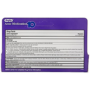 Benzoyl Peroxide 10% Generic for Oxy-10 Balance Acne Medication Gel 1.5oz 3 Pack, 3 Count