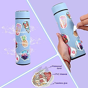 Arme 600 PCS Stickers Pack，Cute Colorful Waterproof Stickers，Vinyl Art Stickers.Stickers for Water Bottles,Skateboards and Notebooks, Laptop Stickers for Teens Girls Kids Adults