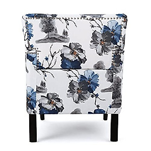 Christopher Knight Home Boaz Fabric Club Chair - Floral Print