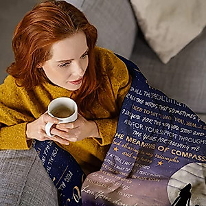 Wisegem Mom Gifts from Daughters - to My Mom Blanket 60"x50" - Gifts for Mom from Daughter - Mothers Day Blanket Gifts for Mom - Best Mom Ever Gifts - Valentine Birthday Gift Ideas