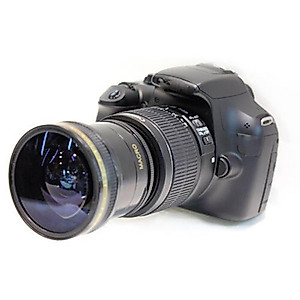 58MM Extreme Sports FISHEYE Lens .X15 for Canon EOS Rebel T2 T3 T4 T5 T6 20D T7 70D