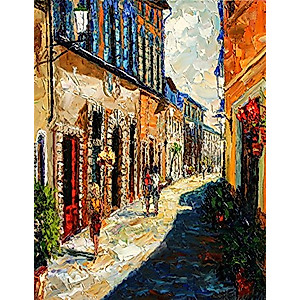 Warmth of a Barcelona Street, Limited Edition Signed And Numbered Print By Andre Dluhos