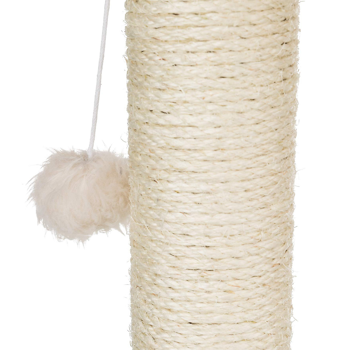 TRIXIE Baza Scratching Post with Hammock | 18" Base. Color: Cream