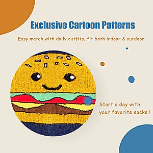 Mardonskey Toddler Boys Wool Socks Kids Winter Warm Socks Thicken Thermal Crew Socks for Boys 6 Pairs, 3-5T