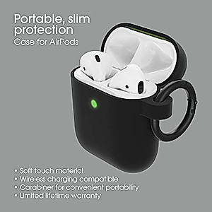 OTTERBOX Soft Touch Case for Apple AirPods (1st & 2nd Gen) - Taffy (Black)
