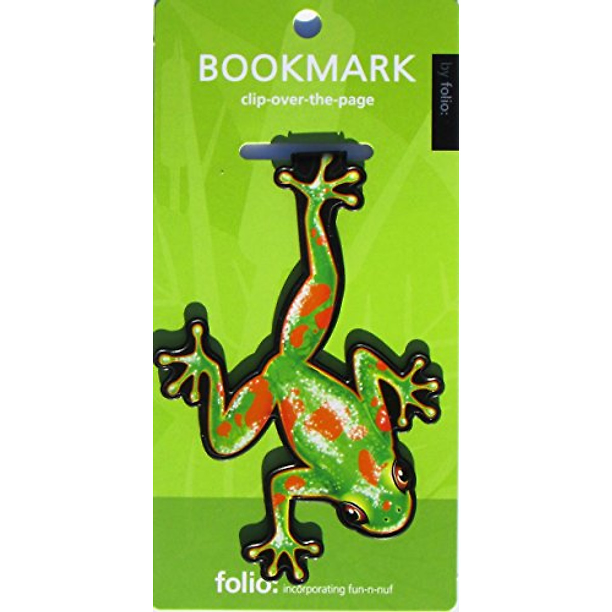 Frog Bookmarks (Clip-Over-The-Page) Set of 2 - Assorted Colors