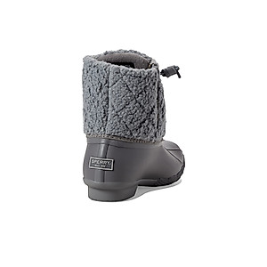 Sperry Women's Winter Boot, Grey/Coin, 10