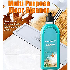 XIRUJNFD Sonieya Multi Purpose Floor Cleaner, Household Floor Cleaners, Sonieya Floor Cleaner, Floor Cleaner Liquid, Floor Cleaner for Mopping, for Tiles, Hardwood, Wood Floors (Ocean,1Pcs/500ML)