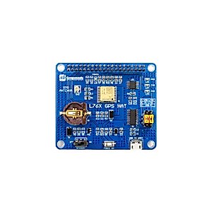 sb components Raspberry Pi GPS HAT GNSS Module GPS HAT for Raspberry Pi 4B/3B+/3B/2B/Zero/W/Zero WH, Supports GPS, BDS, QZSS, etc.