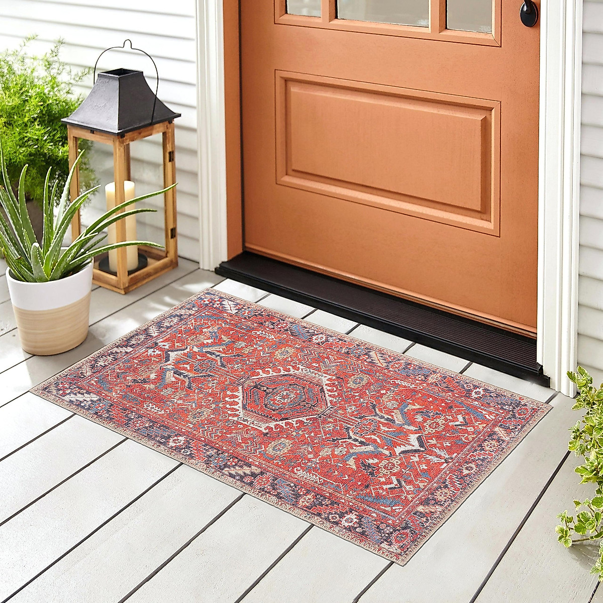 Bellini Rugs Machine Washable Rug with Non slip Backing, Living Room Rug, Kitchen Area Rug, Pet Friendly Area Rugs, Throw Rugs for Entryway, Home Floor Decor, 2' x 3'