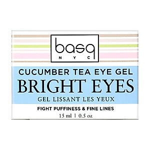 BASQNYC Cucumber Tea Eye Gel, 0.5oz
