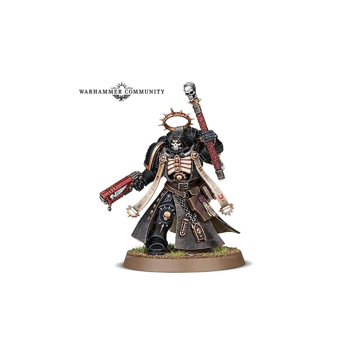 Games Workshop 99120101180" Space Marines Primaris Chaplain Plastic Kit