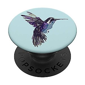 Hummingbird Pop Phone Grip For Smartphones & Tablets PopSockets PopGrip: Swappable Grip for Phones & Tablets