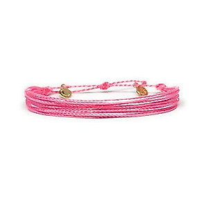 Breast Cancer Awareness Bracelet | In Support of Loved Ones Battling Cancer | Fund Raising | Gift for her | Gift for him | Non-braided.