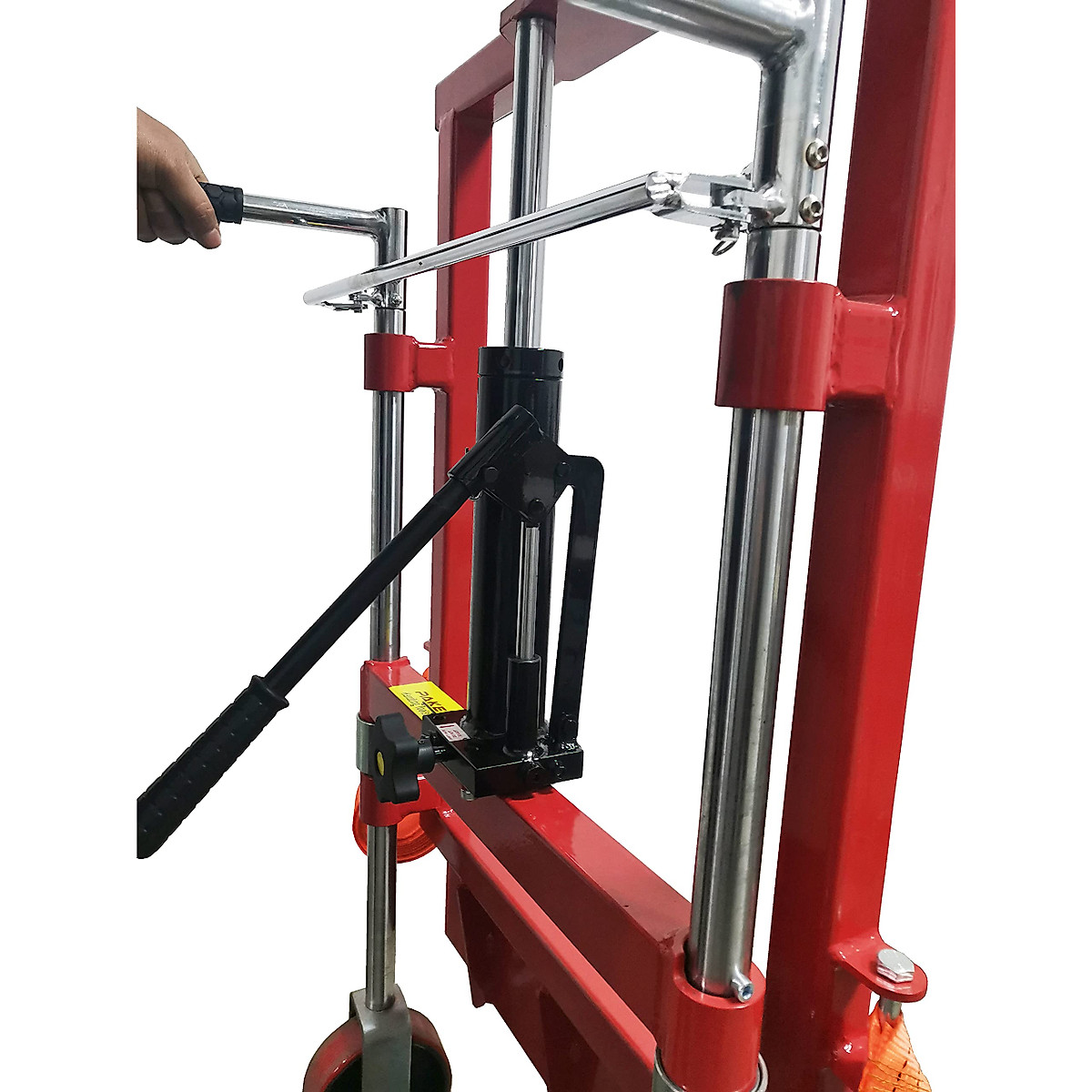 Pake Handling Tools - Premium Hydraulic Furniture Mover Equipment Mover Crate Mover (Set of 2)- Heavy Duty Moving Dolly- 4400 lbs Capacity, 24" L x 16.5" W x 37.75" H, Max. Lift Height 8"