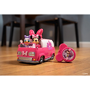 Jada Toys Disney Junior Minnie Mouse Happy Helper Van RC, Pink/White
