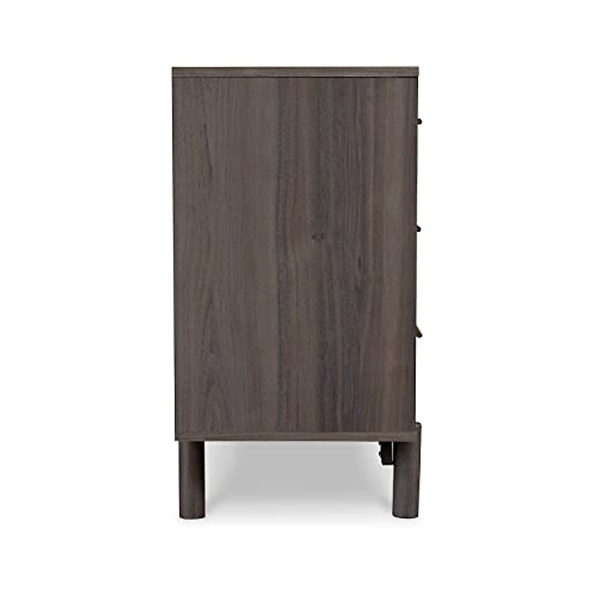 Signature Design by Ashley Brymont Mid-Century Modern 6 Drawer Dresser, Dark Gray