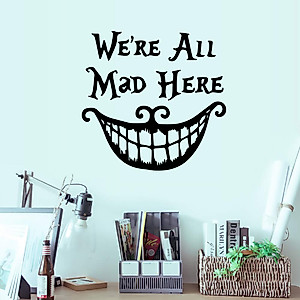 Rotumaty Halloween ‘Smiling Face’ Thriller Wall Decals Cool Wall Sticker for Bedroom Living Room Home Decoration Party Wall Art Decor