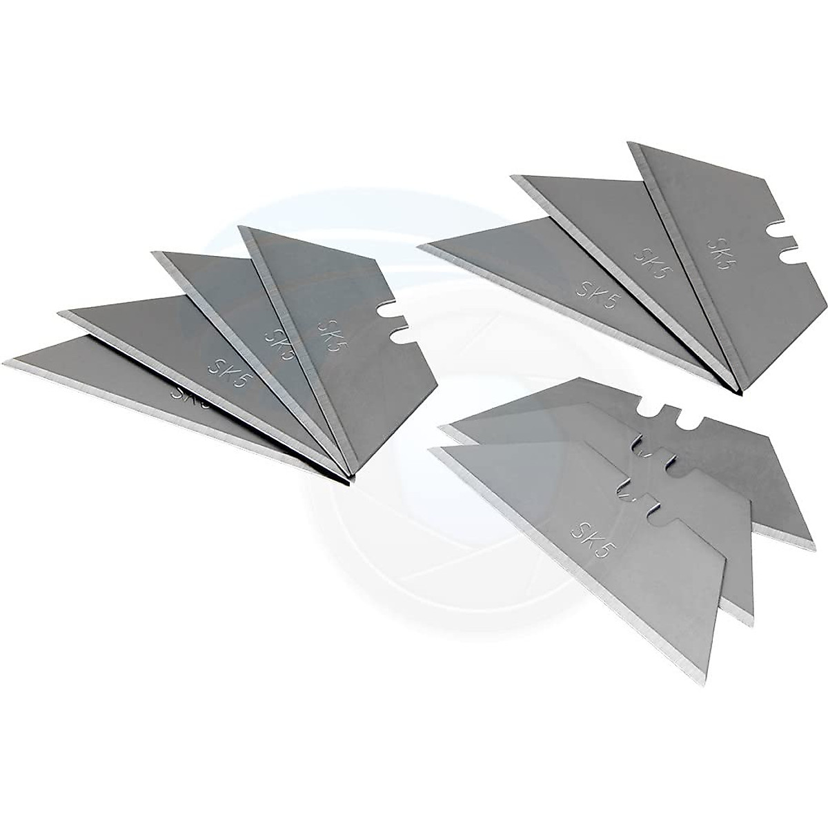 50Pcs Utility Knife Razor Blade Refill Replacement Double Sided Blades