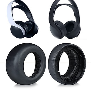 PS5 Ear Pads Replacement Ear Cushions for Sony Playstation 5 Pulse 3D PS5 Wireless Headphones, Headset Earpads, Ear Cups Repair Parts…