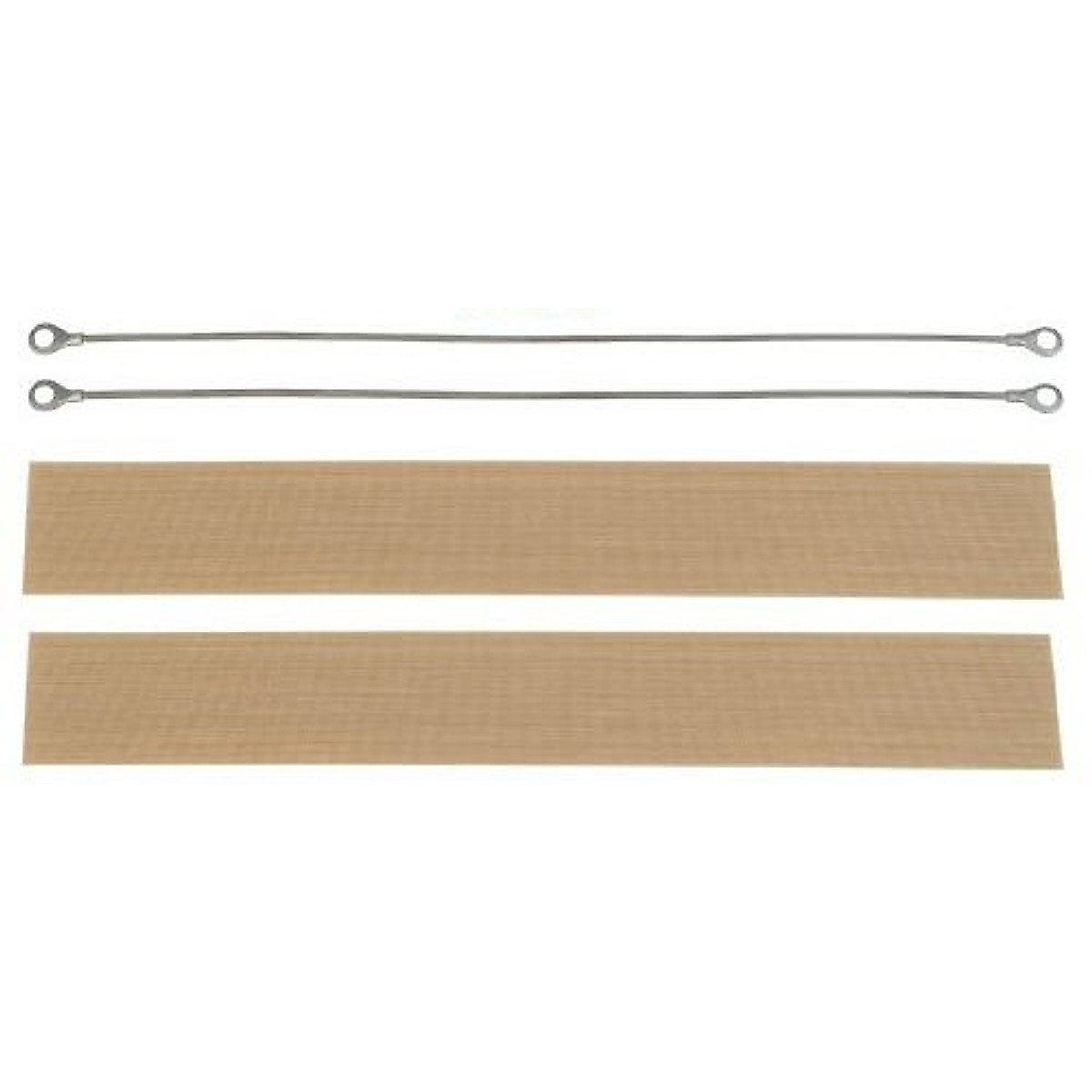 8" Hand Impulse Sealer Repair Kit 2 Element 2 Cloth Set Spare Parts