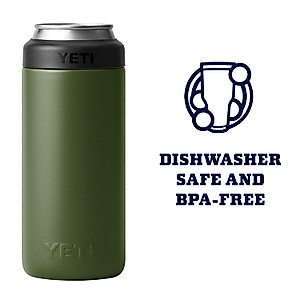 YETI Rambler 12 oz. Colster Slim Can Insulator for the Slim Hard Seltzer Cans, Highlands Olive