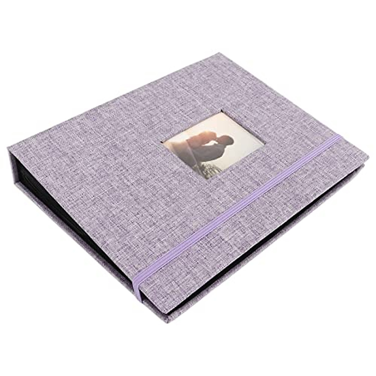 Picture Album, Wear Resistant Fashionable 208 Album Fine Workmanship for Gift (Purple)