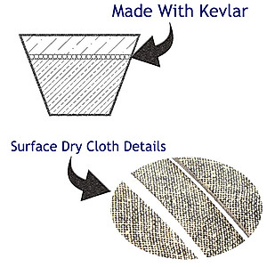 WEPECULIOR Lawn Mower Deck Blades Cutting Tranmission Drive Belt for MTD Cub Cadet Massey Ferguson Toro/Troy-Bilt 754-04045 954-04045,754-04045, 954-04045 112-5800 1/2" x 109" Made with Kevlar