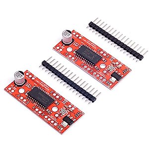 HiLetgo 2pcs A3967 Stepper Motor Drive Board EasyDriver Stepper Motor Driver for Arduino Raspberry Pi Robot