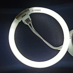 Goandwin 12W T4 Replacement Bulb for Conair Makeup Mirror, 5.5’’ Circular Fluorescent Lamp