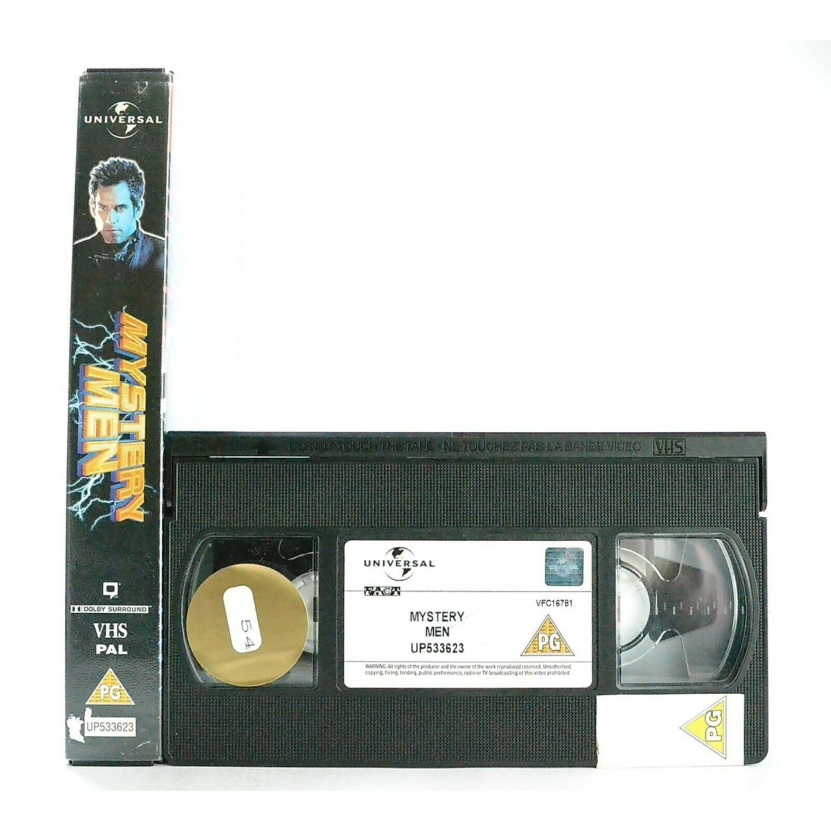 Mystery Men: Superhero Comedy Film - Large Box - Hank Azaria/Ben Stiller - VHS