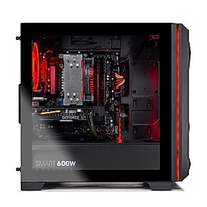 Skytech Gaming Chronos Mini Gaming PC Desktop – Intel Core i3 10100F 3.6 GHz, GTX 1650, 500GB SSD, 16G DDR4 3200, 600W Gold PSU, AC Wi-Fi, Windows 10 Home 64-bit,Black