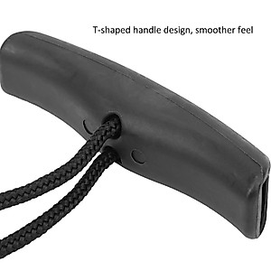 Alomejor 2 Packs Kayak Pull Handle Canoeing T Shape Pull Handle with Cord and Pad Eyes & Screws